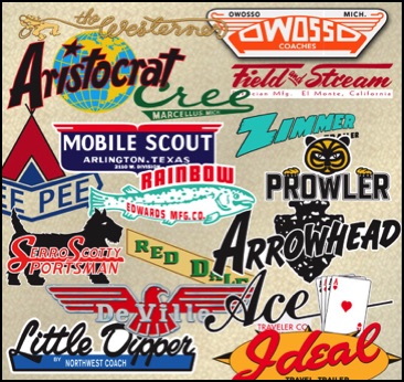 highest quality vintage trailer decals for brands G-P